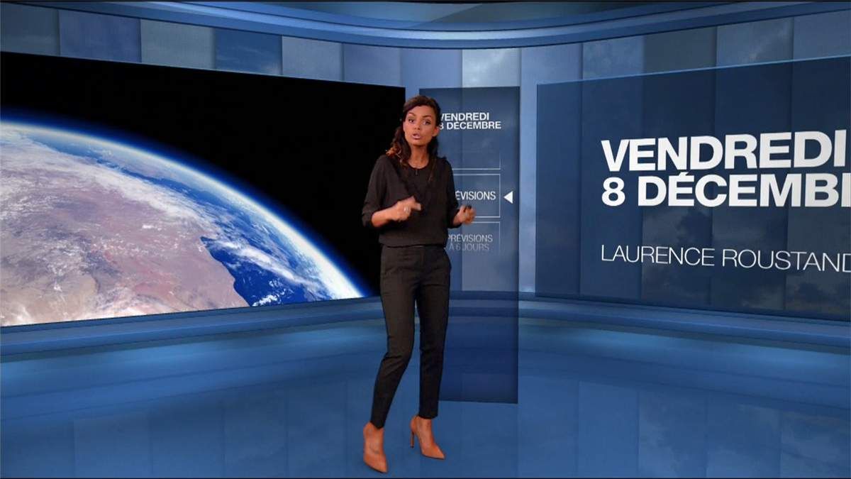 Laurence Roustandjee Météo M6 le 08.12.2017 - Les Caps de TomA