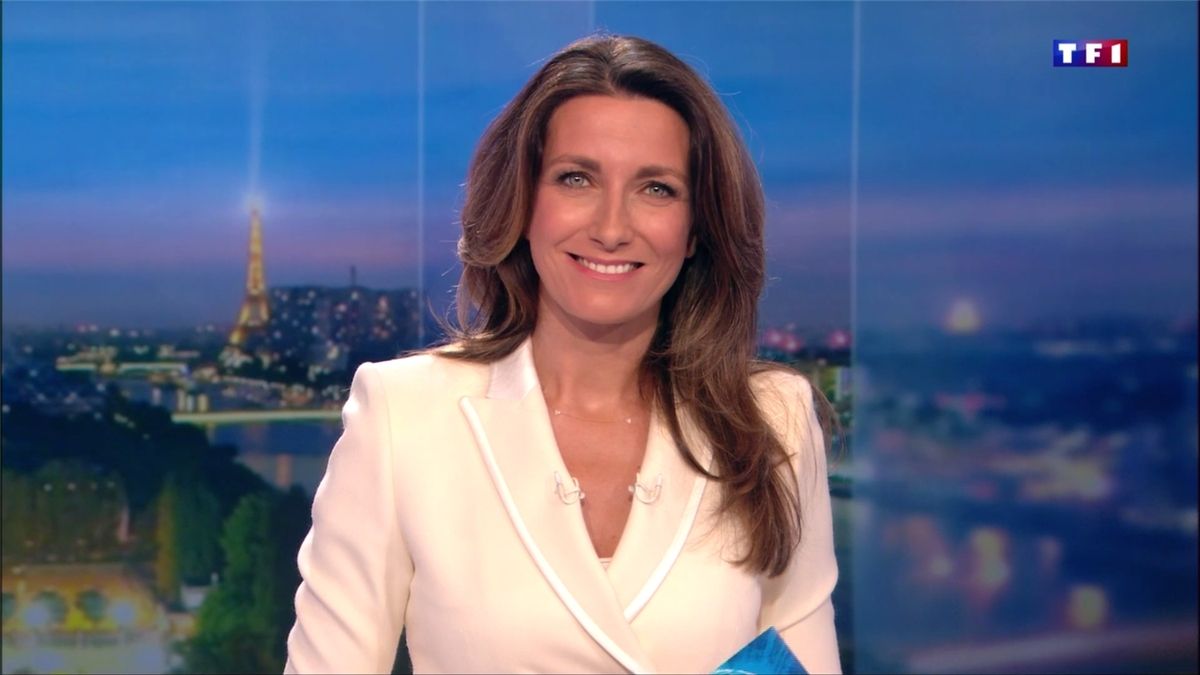 Anne-Claire Coudray JT 20H TF1 le 06.05.2018 - Les Caps de TomA