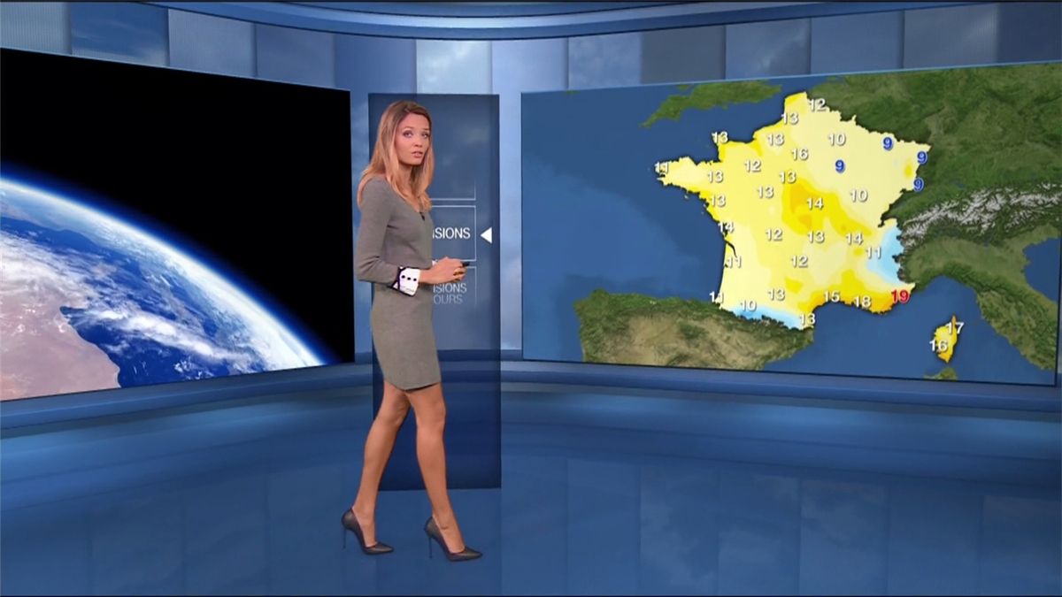 Gennifer Demey Météo M6 le 15.10.2018 - Les Caps de TomA