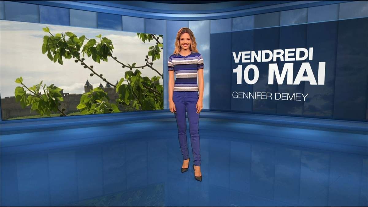 Gennifer Demey Météo M6 le 10.05.2019 - Les Caps de TomA