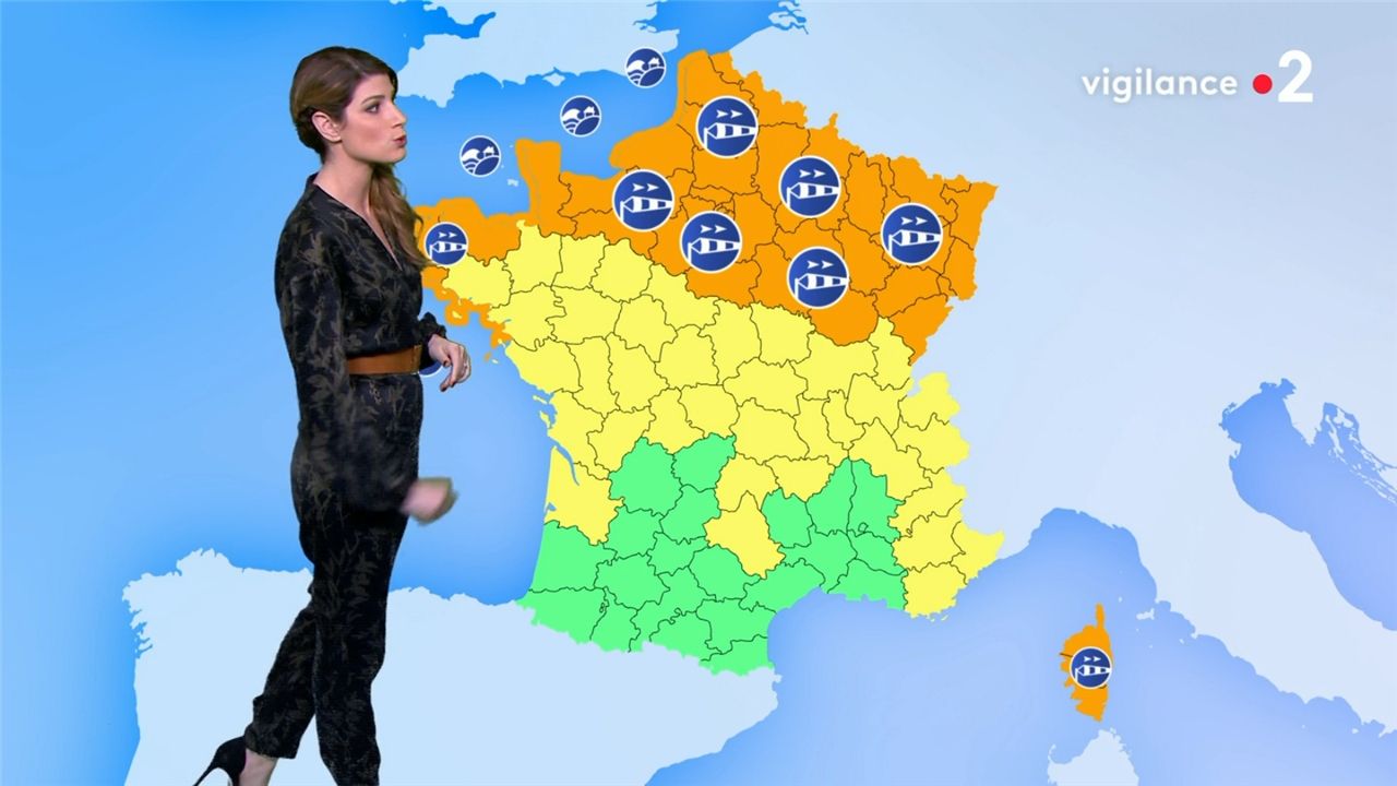 Chloé Nabédian Météo France 2 Le 09 02 2020 Les Caps De Toma