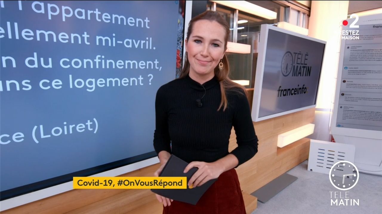 Pauline Forgue Télématin France 2 le 10.04.2020 - Les Caps de TomA
