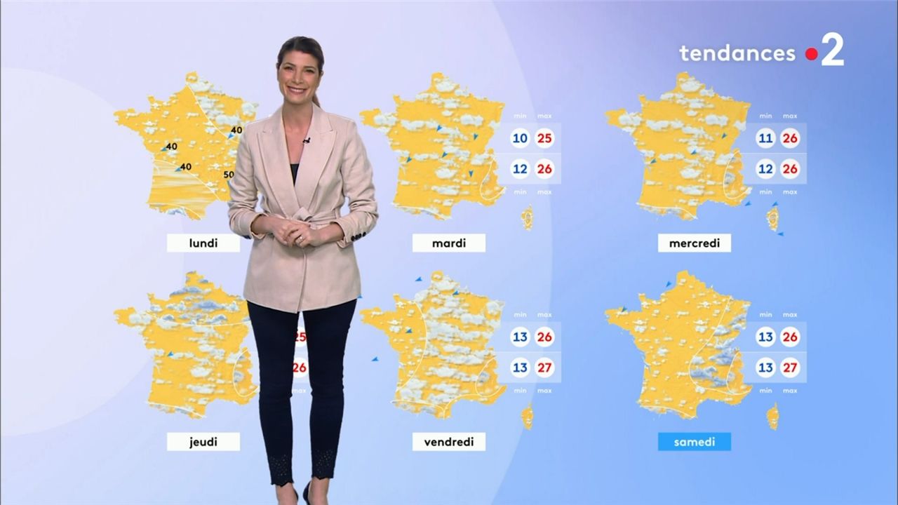 Chloé Nabédian Météo France 2 Le 22 05 2020 Les Caps De Toma