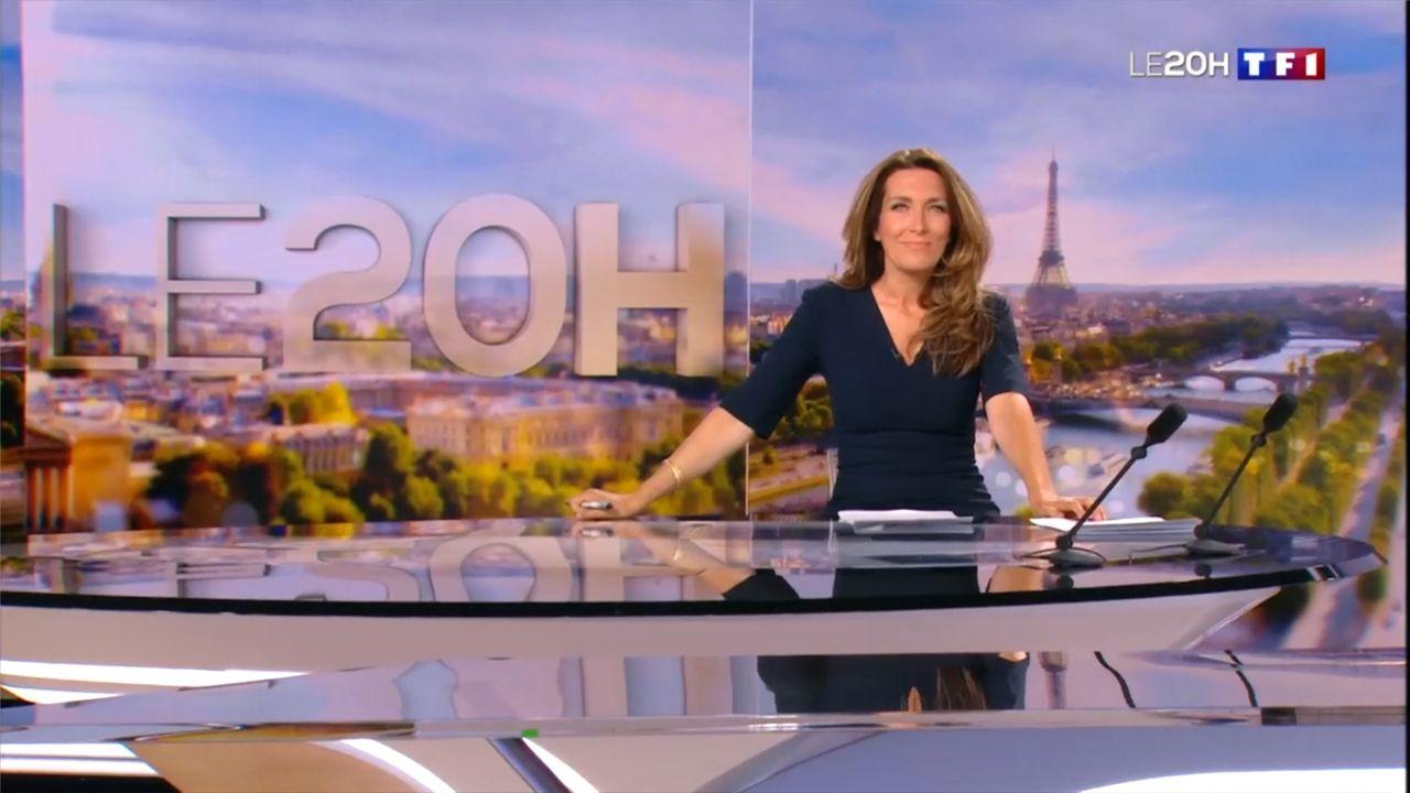 Anne-Claire Coudray Le 20H TF1 le 20.06.2020 - Les Caps de TomA