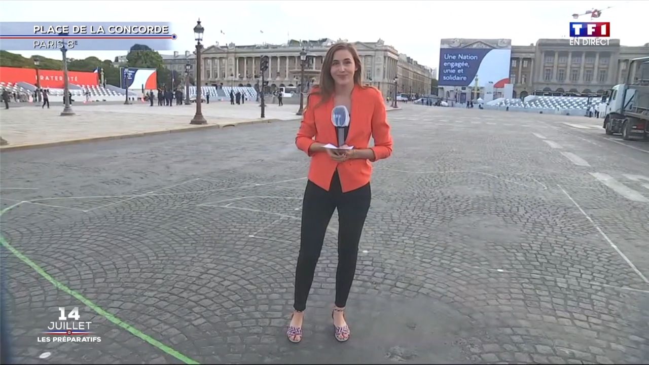 Alison Tassin Défilé du 14 Juillet 2020 TF1 - Les Caps de TomA