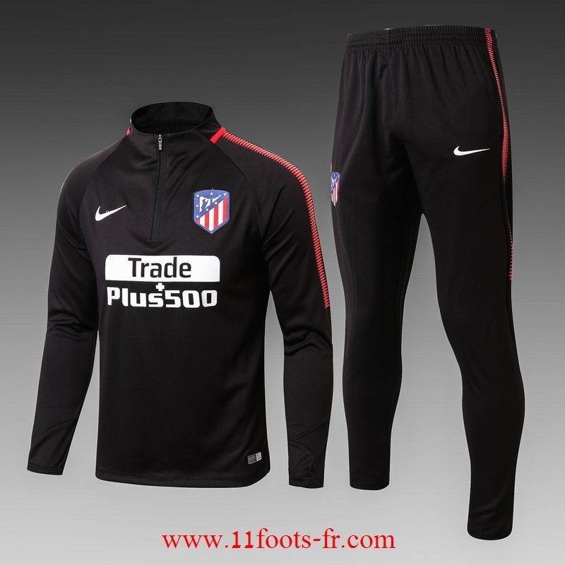 Nouveaux Survetement Foot Atletico Madrid Noir 2017/2018 Homme ...