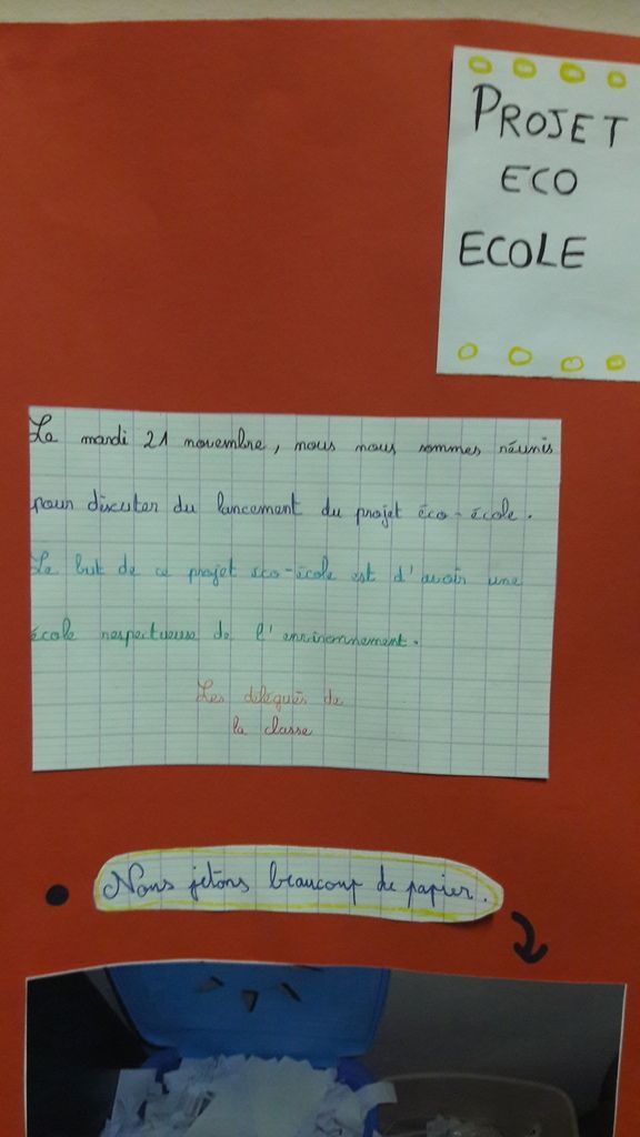 Projet Eco-Ecole - ECOLE SAINTE LUCIE DE FLORAC