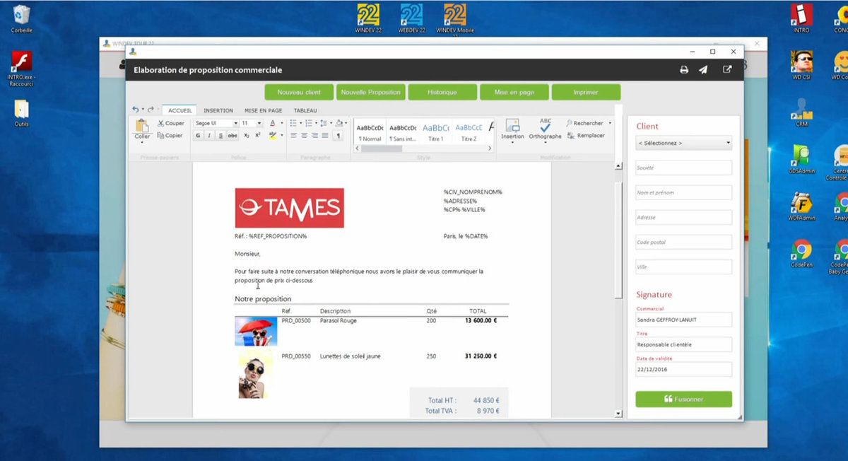 Le nouveau champ WinDev 22 Traitement de textes - WinDev, WinDev Mobile ...