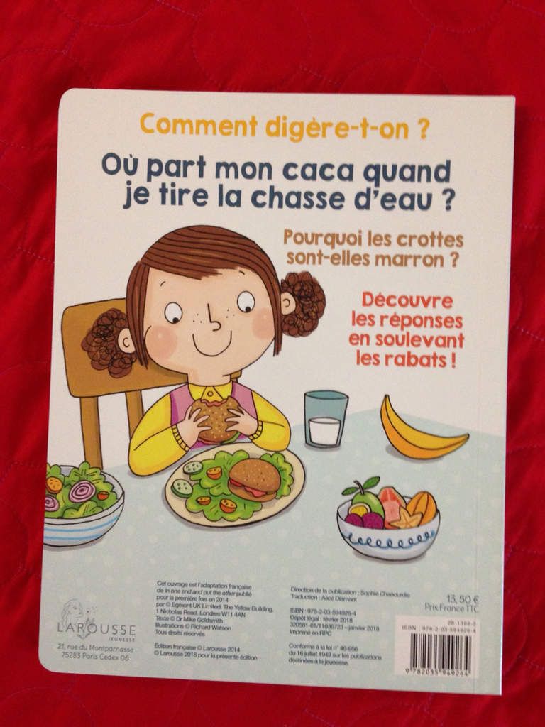 Mais où il va mon caca ? aux éditions Larousse - Maman Fouine