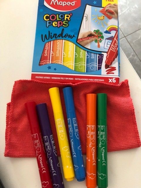 On a testé pour vous les feutres vitres color'peps Window de maped ...