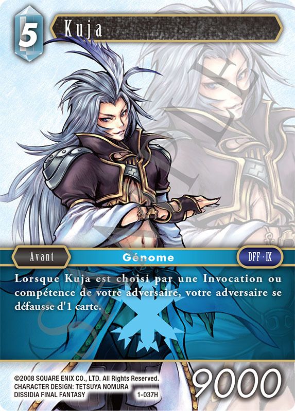 Carte : Kuja (1-037H) - FF Trading Card Game Edition Française
