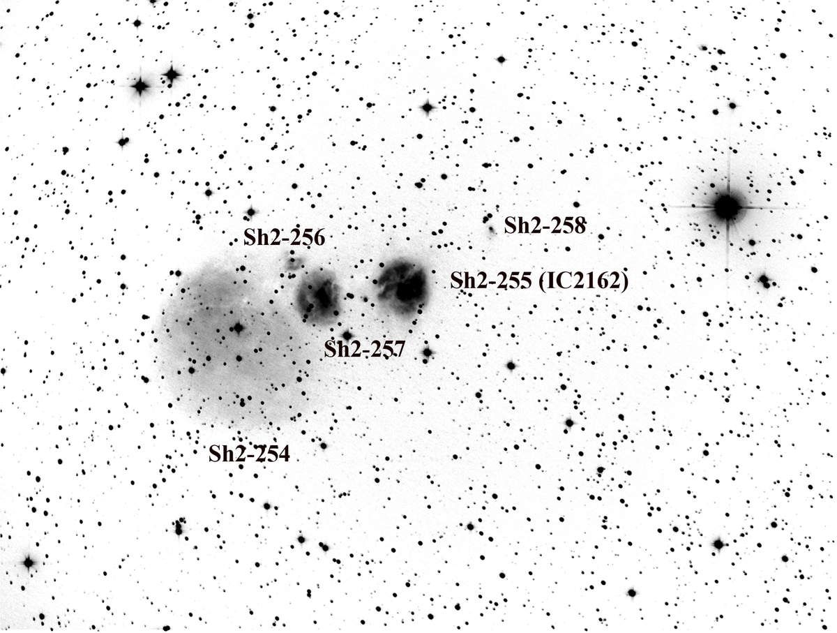 Nébuleuse IC 2162 nuit du 12 au 13 Janvier 2018 - Astronomie Cyrille