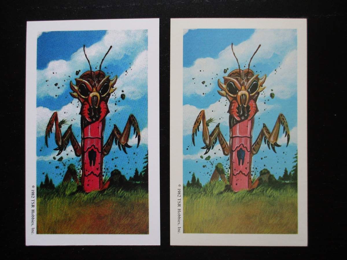 AD&D cartes monstres série 1 - La forge de papier