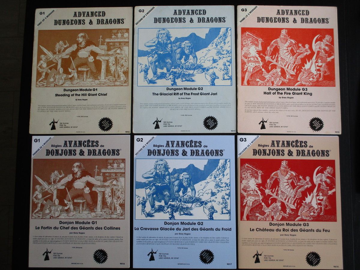 Les codes des modules TSR, 1ère partie: AD&D première édition - La ...