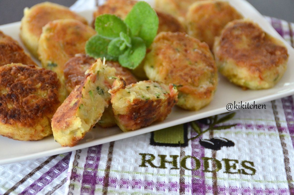 Pitaroudia - Chick Pea Fritters from Rhodes - Kikitchen