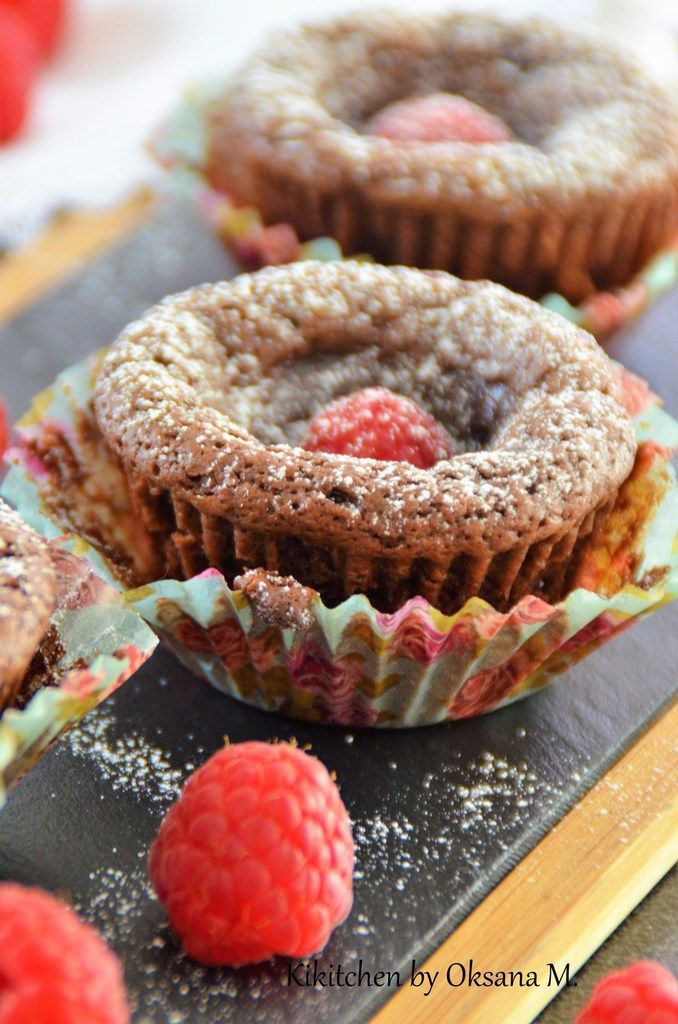 Raspberry Fondant au Chocolat - Kikitchen