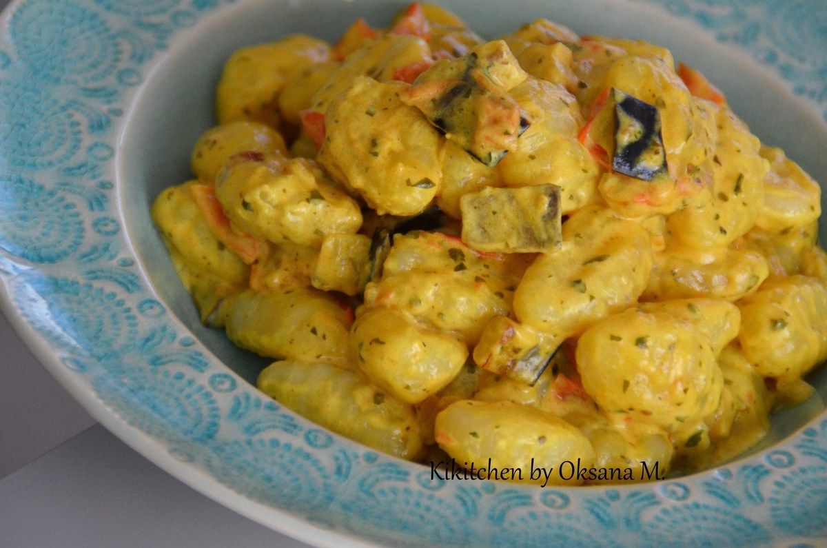 Lazy Gnocchi with Creamy Vegetable Sauce - Kikitchen