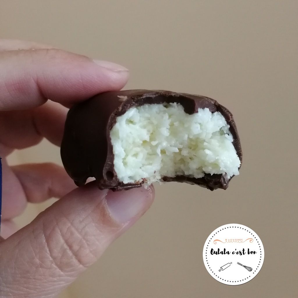 barre de chocolat à la noix de coco maison façon Bounty, le goût du ...