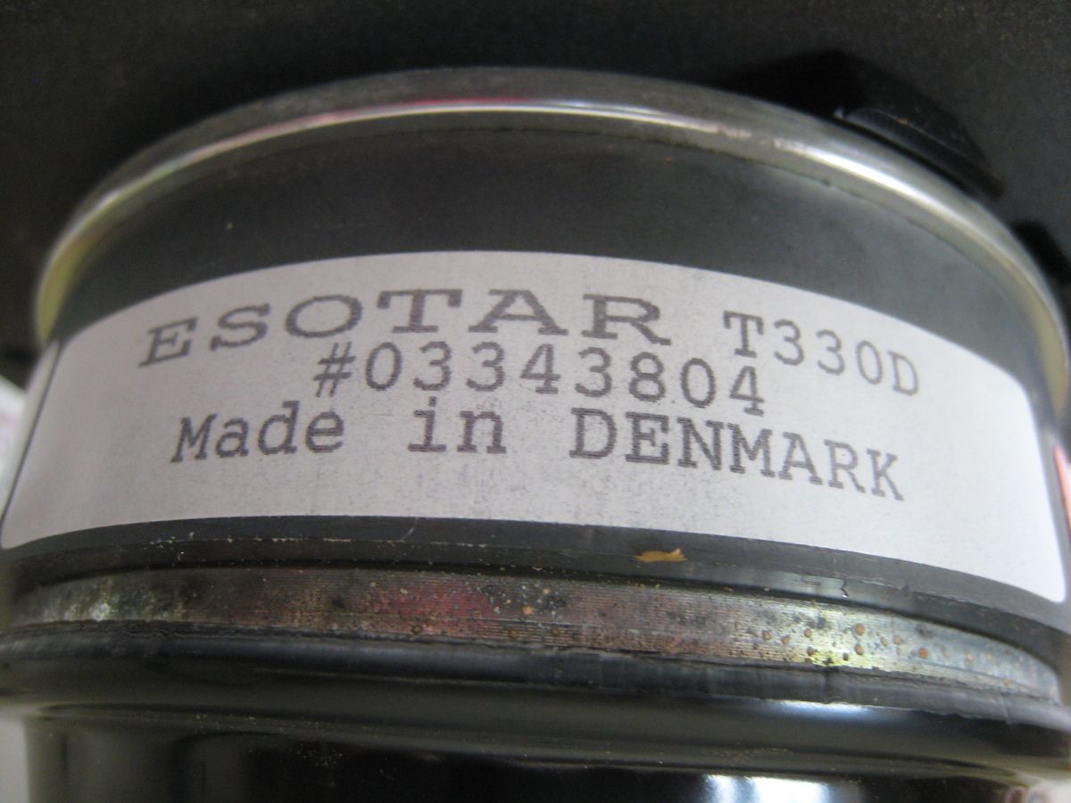 DYNAUDIO ESOTAR T330D -VENDU- - MES ENCEINTES ACOUSTIQUES