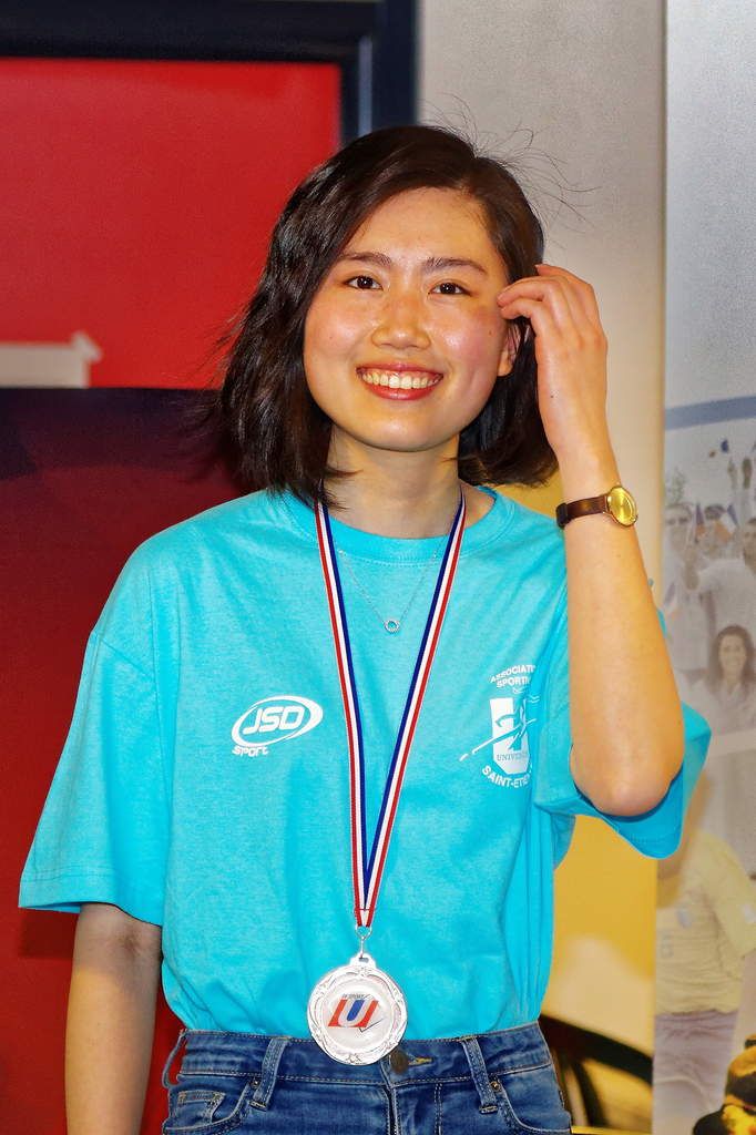 Photo: Antoine Quinson. Yao LIN durant son match au France ...