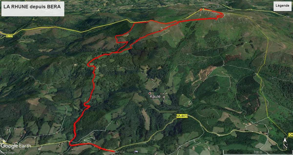 LA RHUNE ET LA PETITE RHUNE DEPUIS BERA DE BIDASSOA - Lagoloisirs.over ...