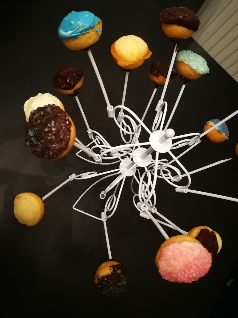 Pop cakes nature et au chocolat - Les Créations en folie de Pati