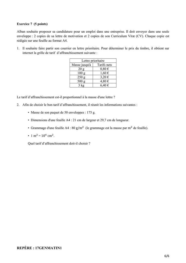 Sujet 2017 Pondichery - Math SVT et Phy... Meme si la partie SVT et phy ...