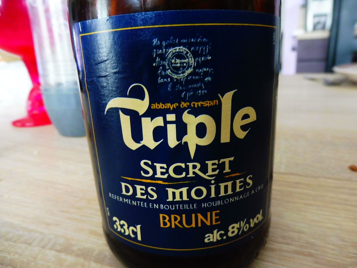 Triple secret des moines Brune - Blog de Bière