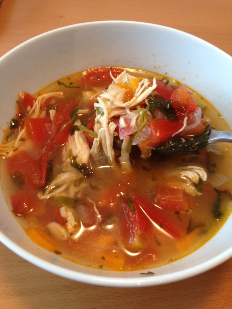 Soupe de poulet façon mexicaine - Fo aux Fourneaux