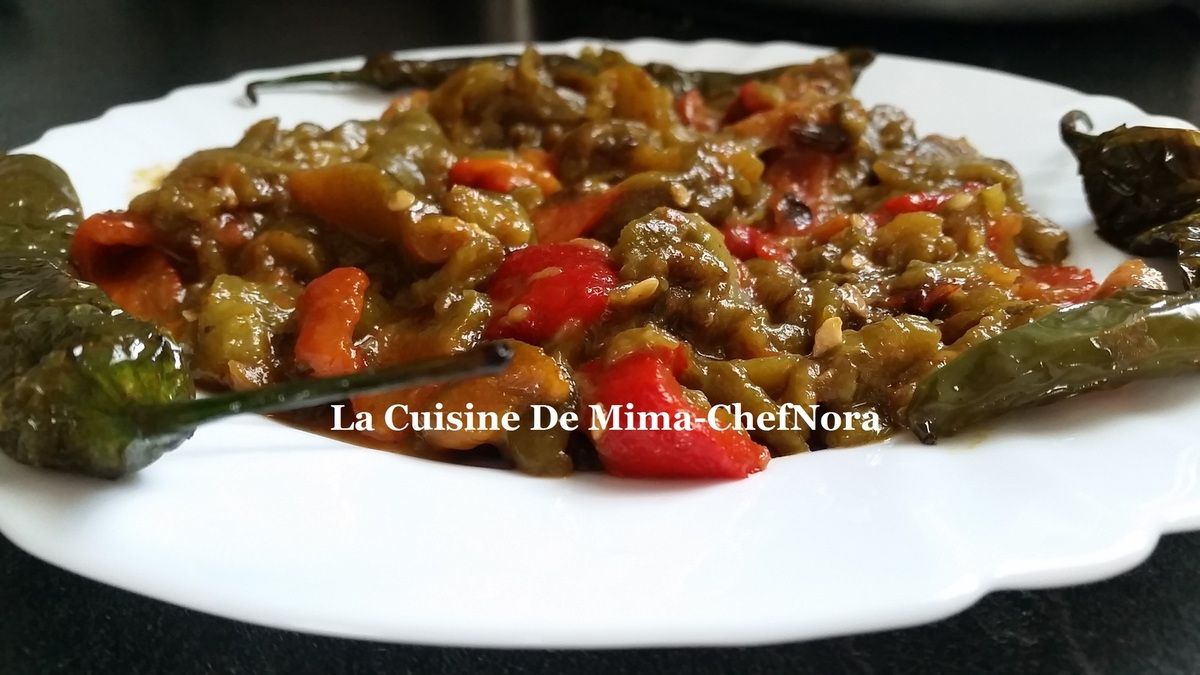 Recette de felfla oranaise ( salade de poivrons algérienne) - La ...