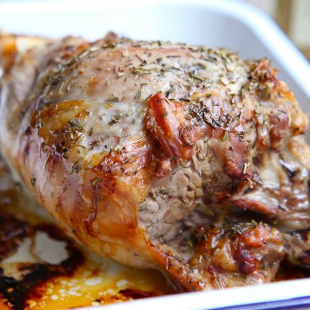 Gigot d'agneau rôti au four - ma cuisine maligne