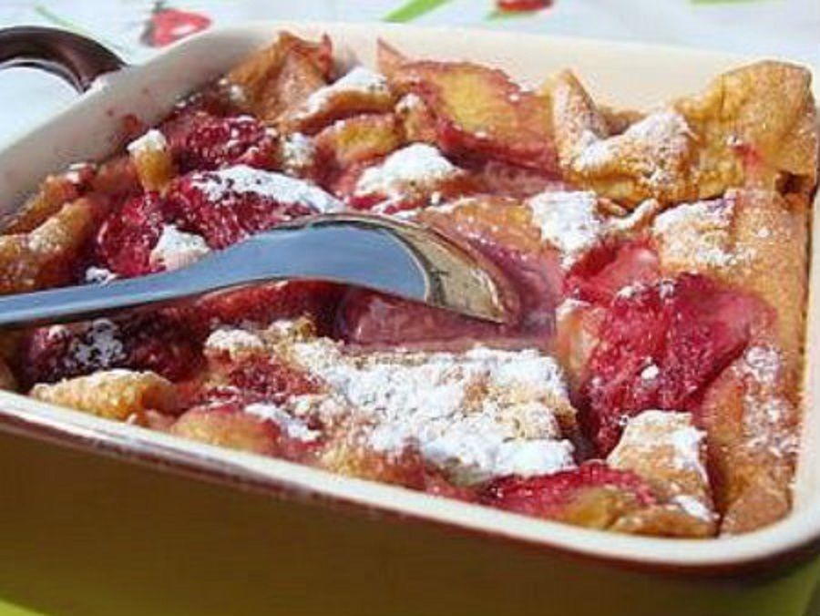 Clafoutis aux fraises - ma cuisine maligne