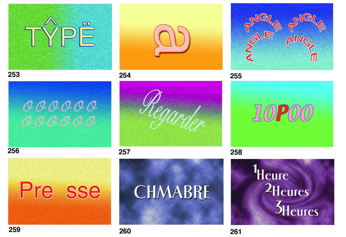 ah! DES DINGBATS - plus de 1600 dingbats!!