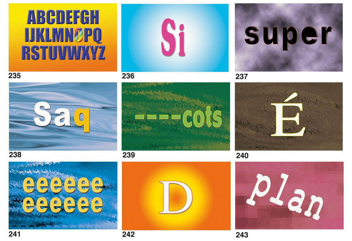 ah! DES DINGBATS - plus de 1600 dingbats!!