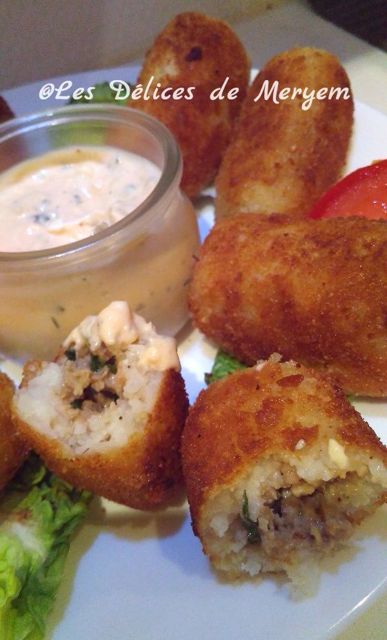 Croquettes de riz - Les Délices de Meryem