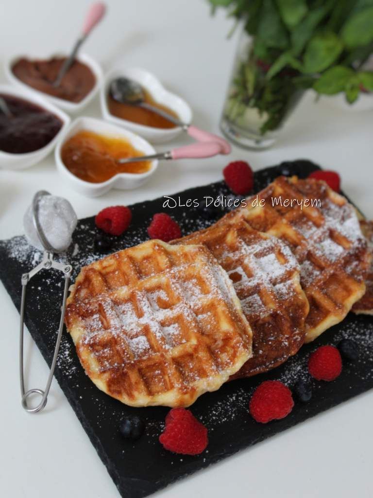 Gaufres liégeoises - Les Délices de Meryem