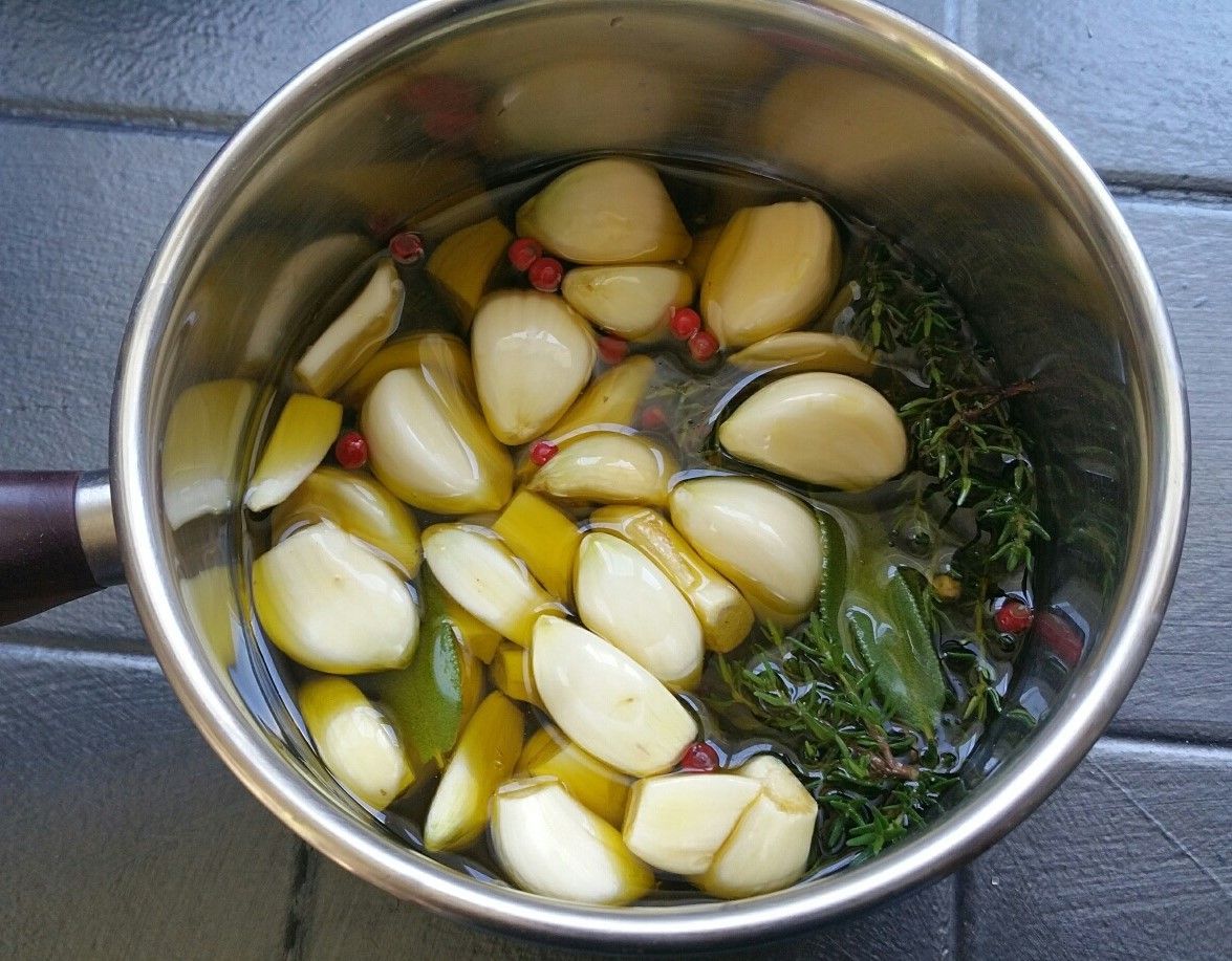 Confit d'ail cuit - Ysbaelle Le Blog