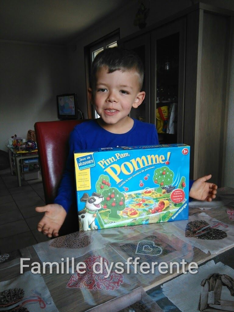 Jeu Pim Pam Pommes - familledysfferentefamilleheureuse