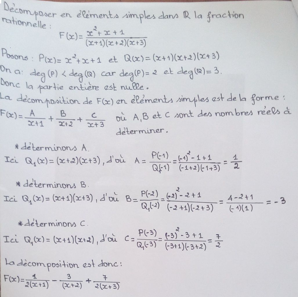 FRACTIONS RATIONNELLES - Art du numérique