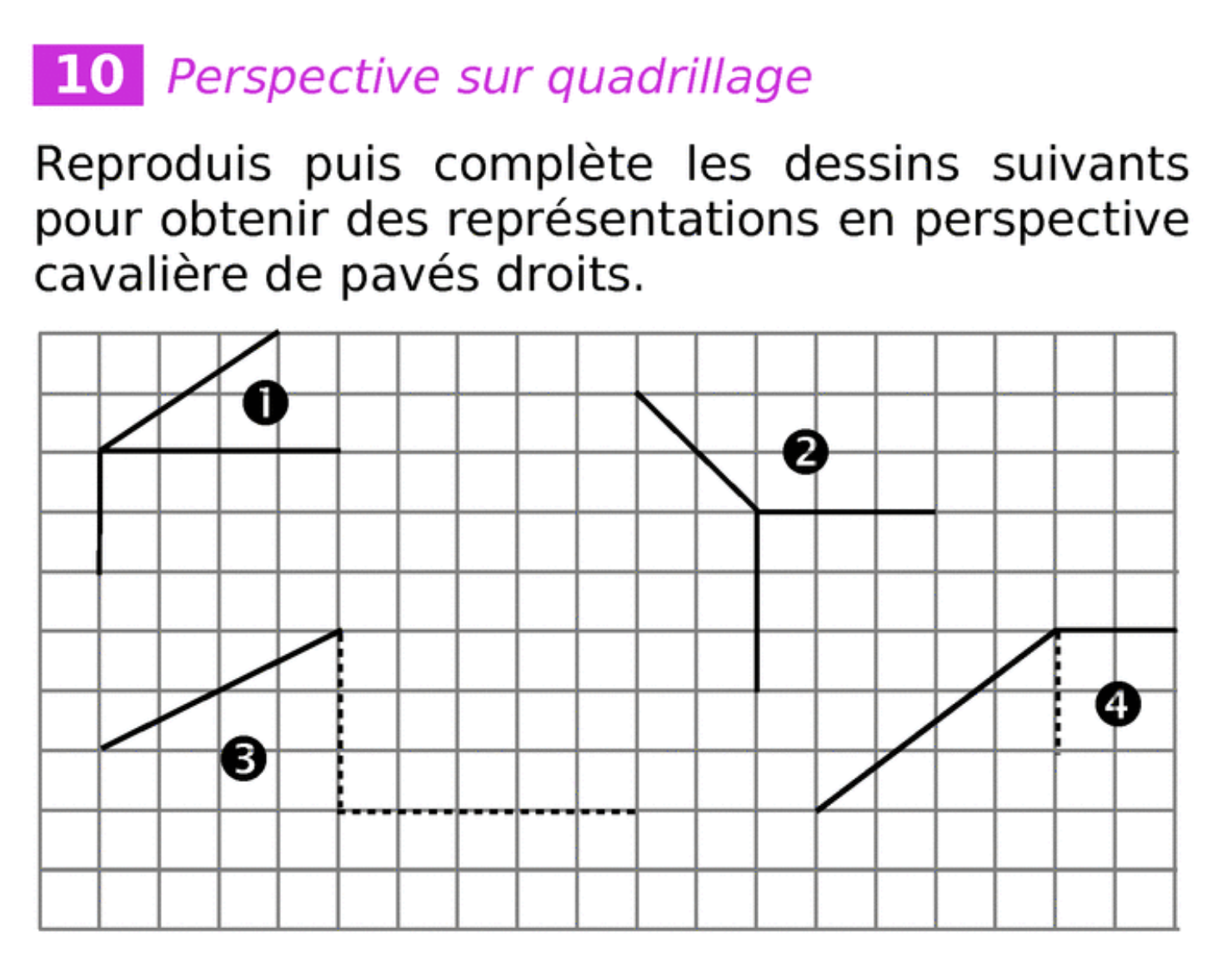 perspective cavalière cours pdf