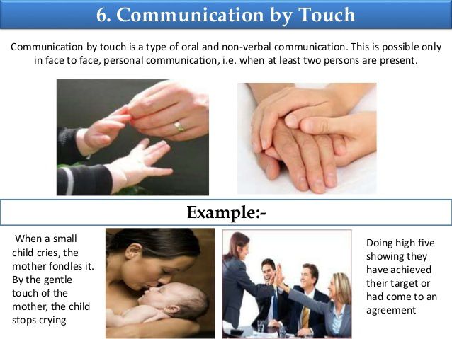 Non Verbal Communication Touch
