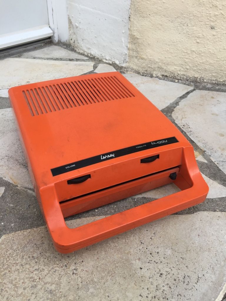 Ancien mange disque LANSAY Année 70 tendance vintage VENDU ...