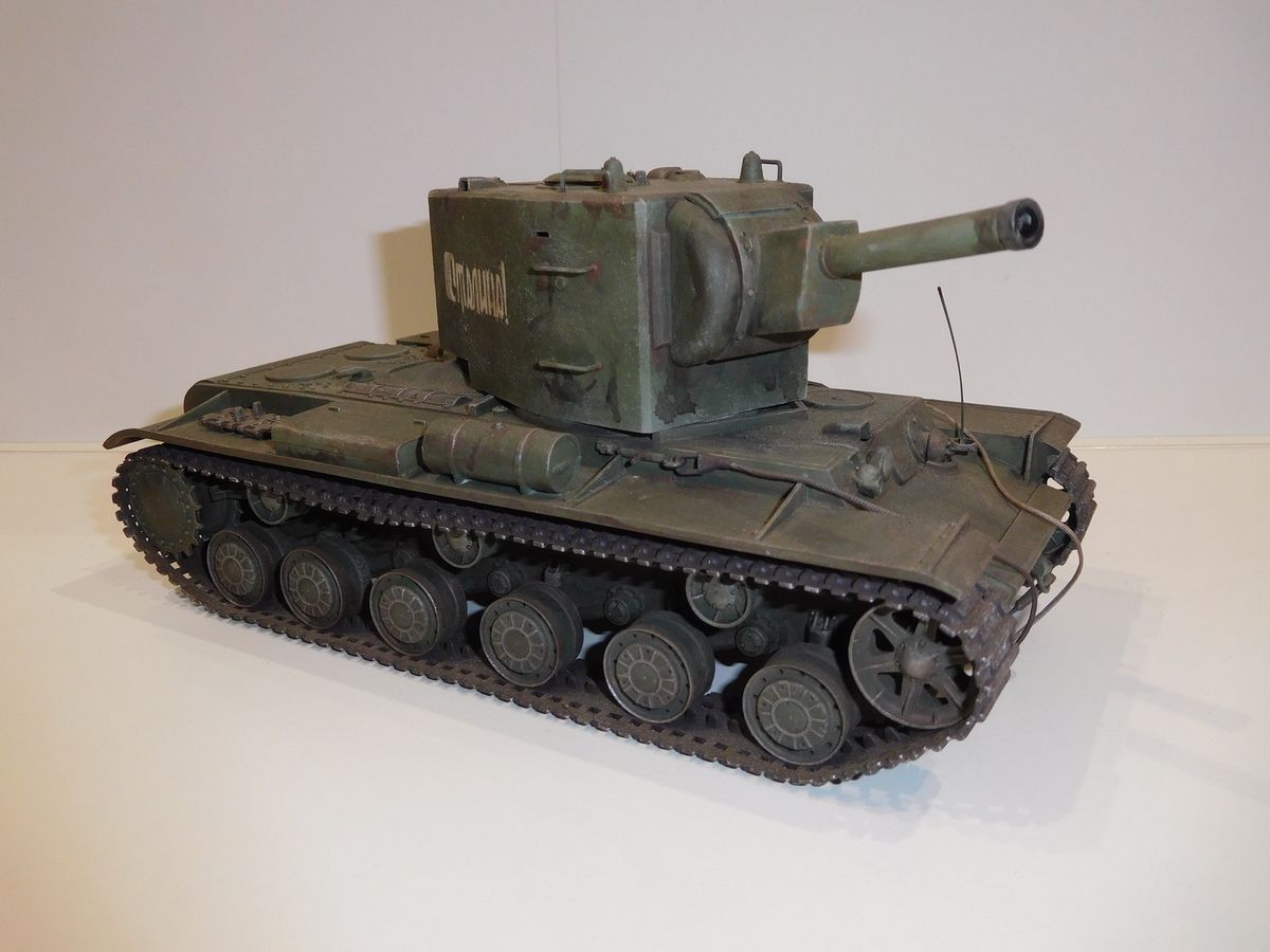 RUSSIE URSS/ LE KV-2 - MAQUETTES, MES BLINDES AU 1/35 MAQUETTES