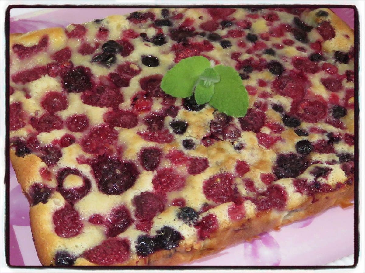 Clafoutis aux fruits rouges - Recettes faciles - Les gâteaux de Stéph