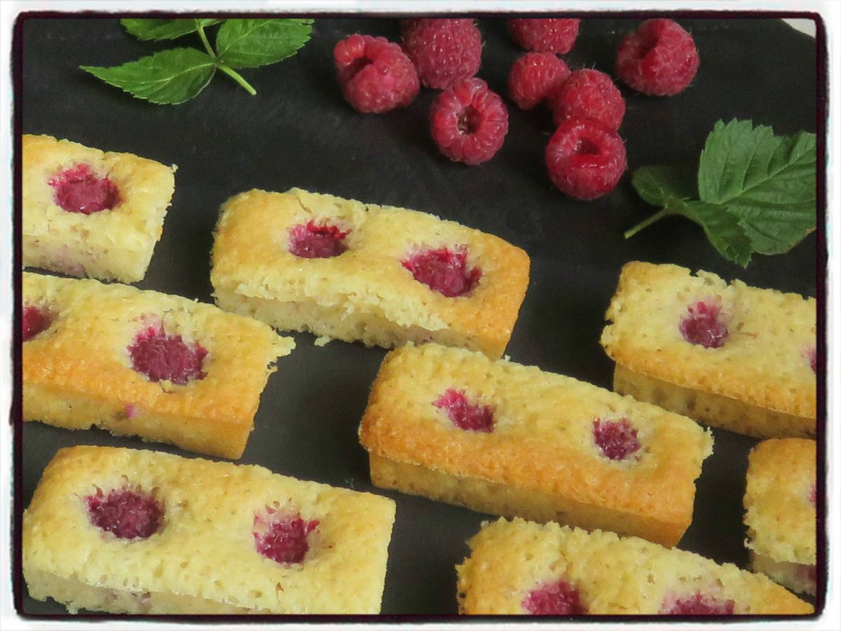 Financiers à la framboise - Recettes faciles - Les gâteaux de Stéph