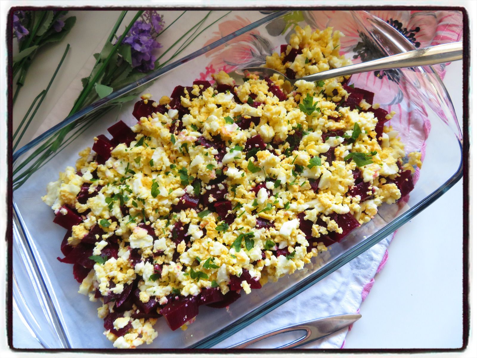 Salade de betteraves aux œufs durs - Recettes faciles - Les gâteaux de ...