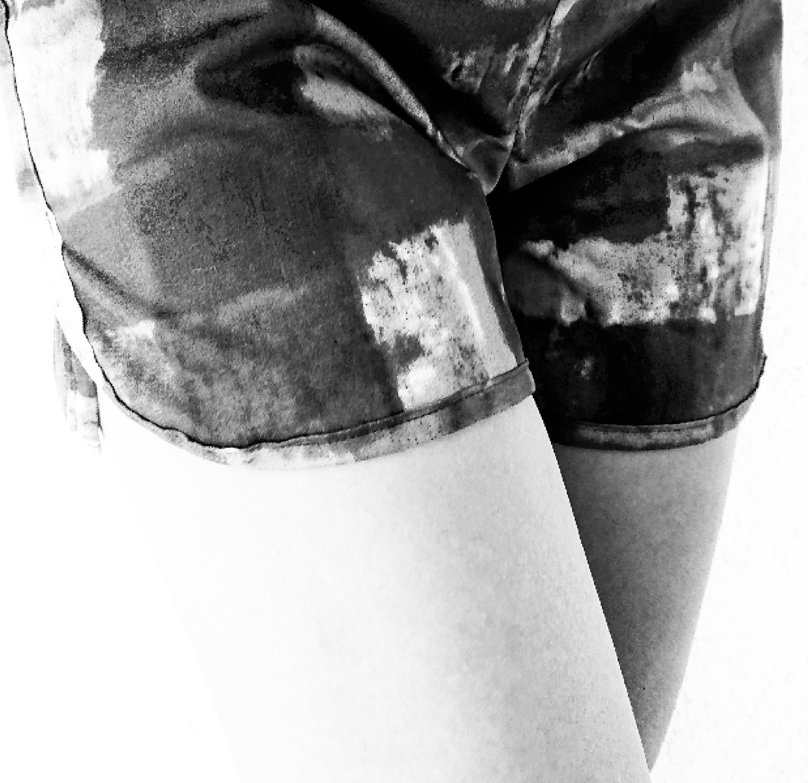 Le short 80's, deuxième essai - Tricotin, les mailles s'en mêlent!