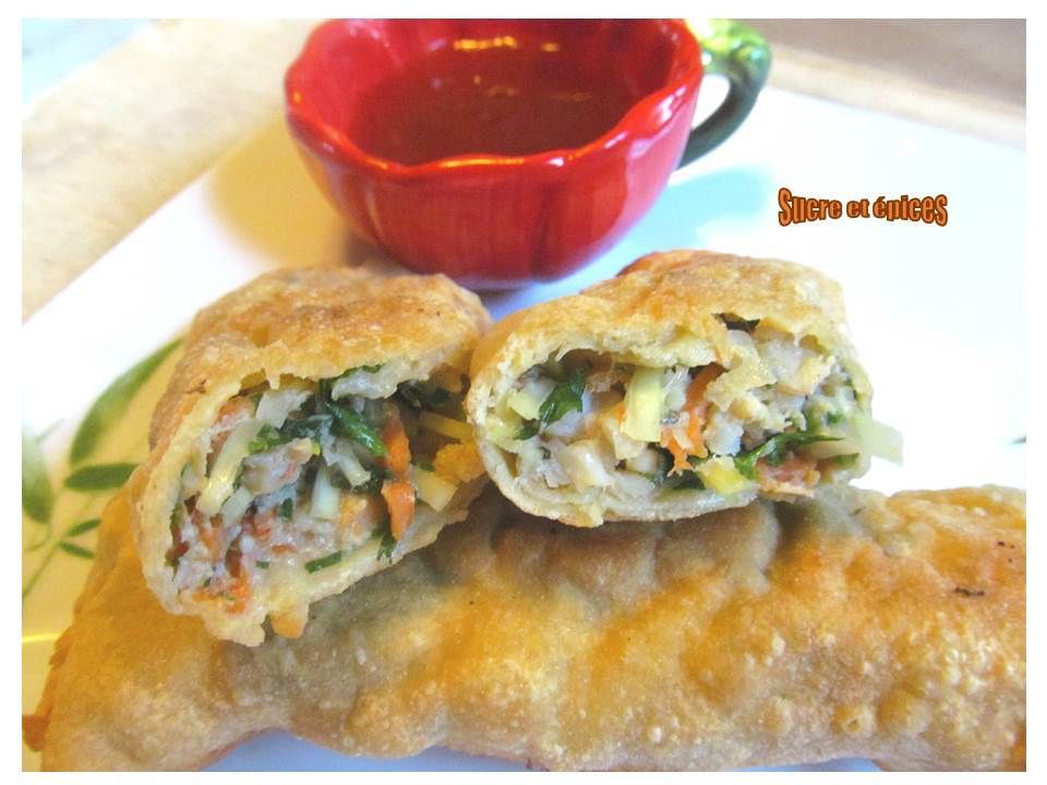 Egg rolls aux crevettes - www.sucreetepices.com
