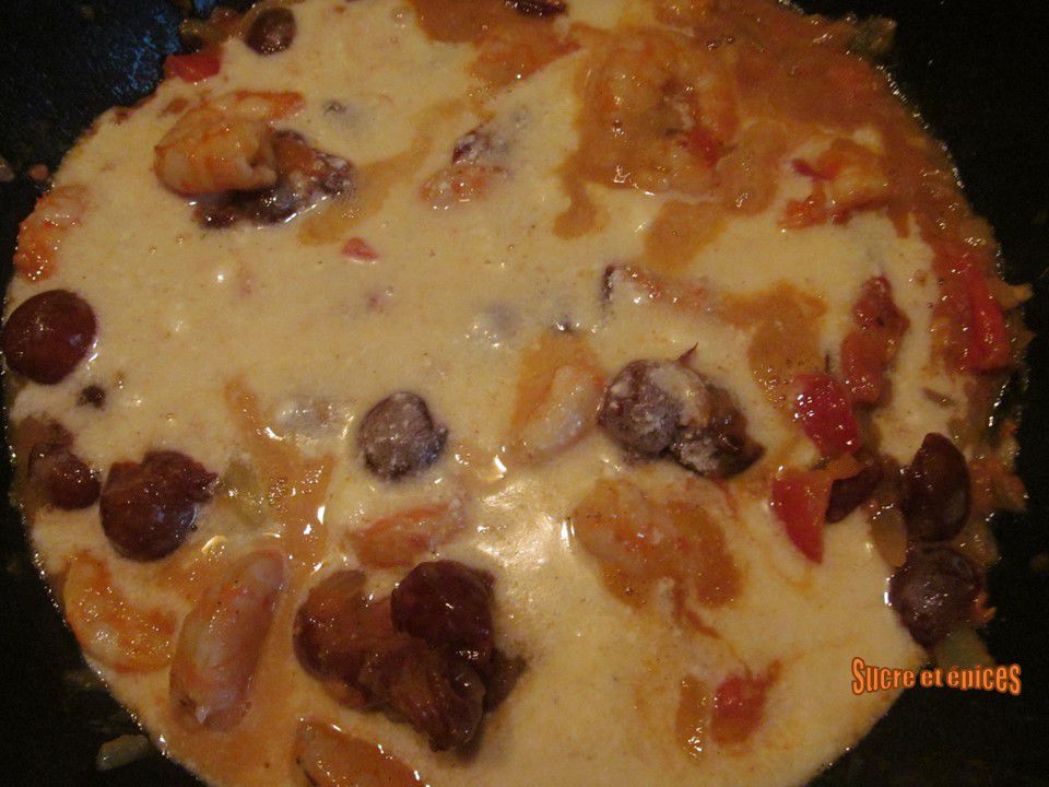 Curry De Crevettes Aux Mirabelles