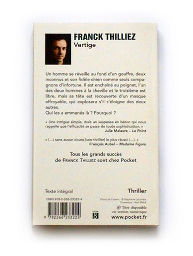 Vertige - Thriller de Franck Thilliez (lecture adulte) - LM carnets d ...